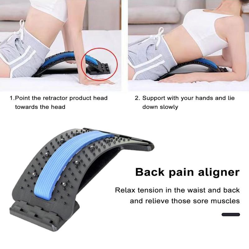 Louterh Lightweight Back Stretcher Portable Lumbar Traction Device ...