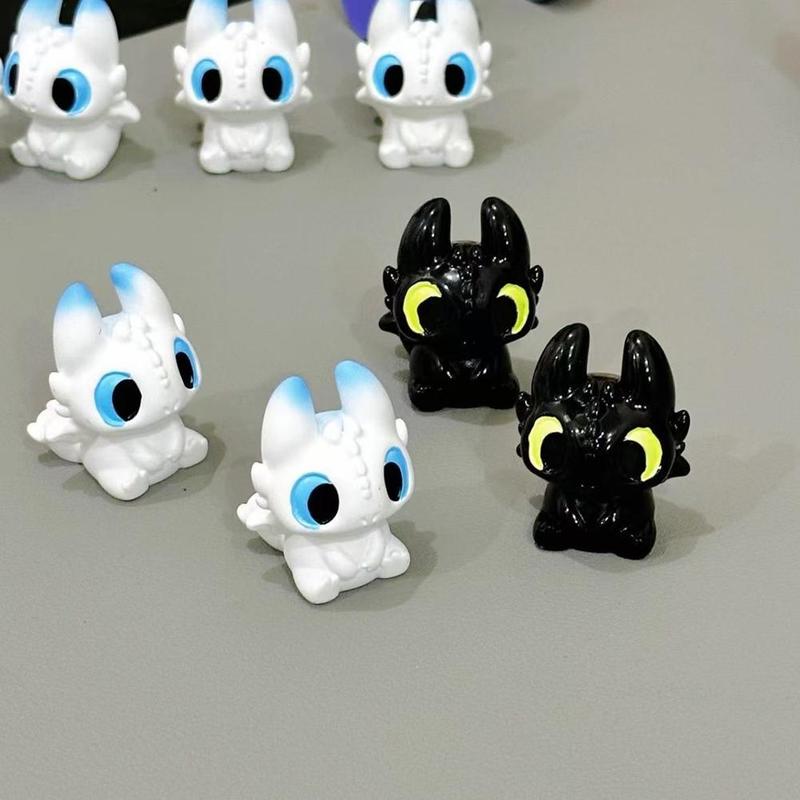 Toothless Soft Plastic Figurines Car Handmade Small Ornament - TikTok ...