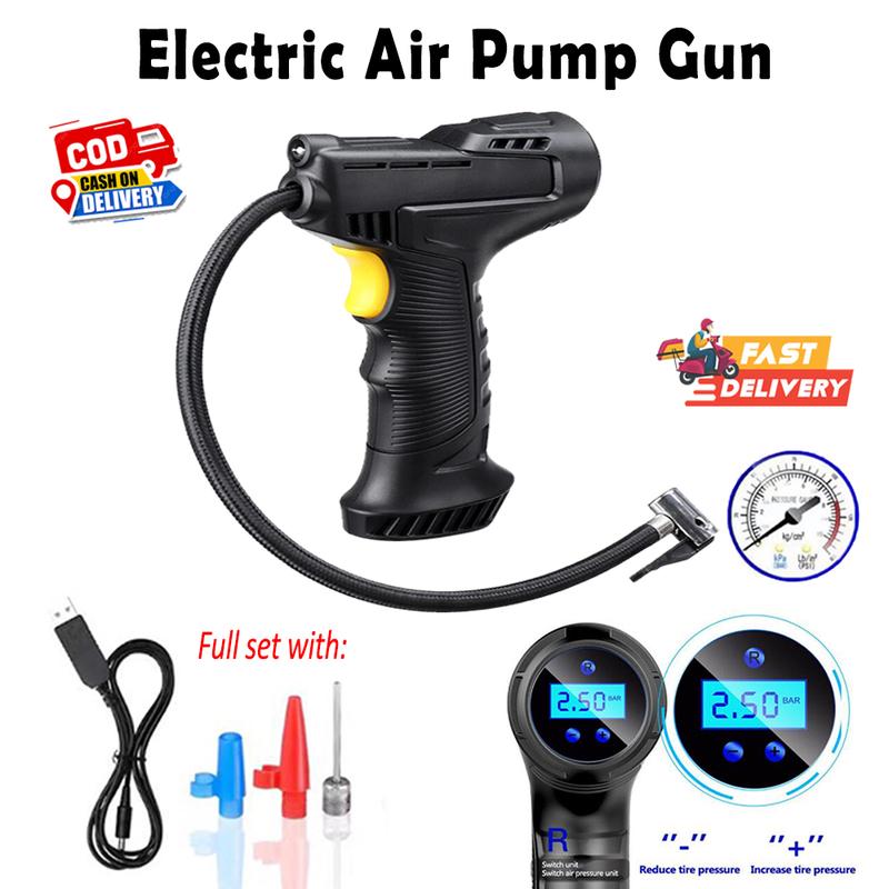 [COD] 2 in 1 Electric Air Pump Gun Tyre Car Inflator Portabl - TikTok ...