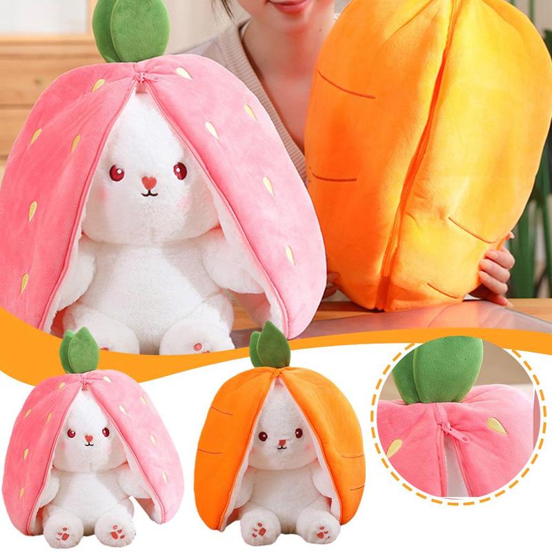 COD Fruit Rabbit Plush Doll Cute Bunny 2 In 1 Long Ear Anima - TikTok ...