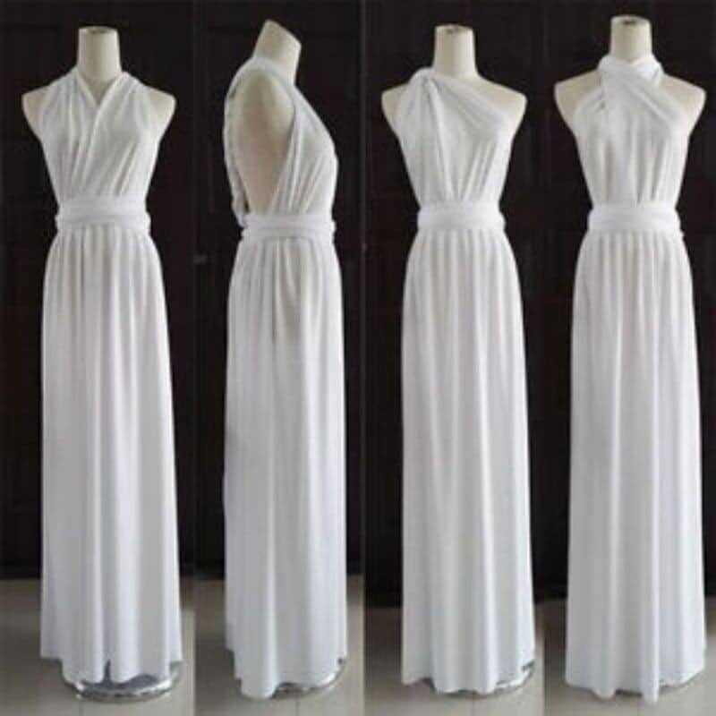 Infinity Dress With Tube White Womenswear Formal Lingerie Comfort ...