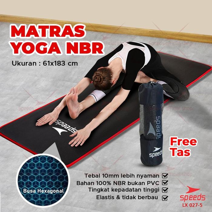 Promo Matras Yoga Alas Senam Yoga Mat Empuk Elastis Alas Senam ...