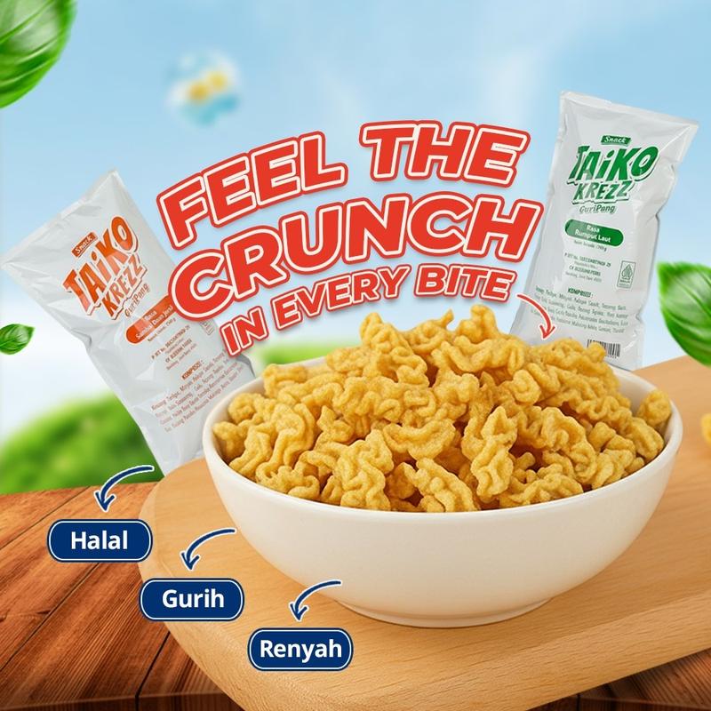 BUNDLING COD Taiko Krezz 1000g-Camilan Puffed Snack Renyah&Lezat ...