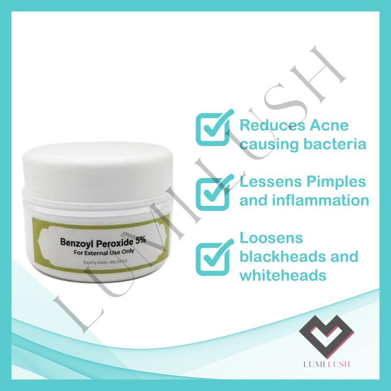 Benzoyl Peroxide GEL / BPO Gel 5% 20g ANTI ACNE tigyawat pimples ...