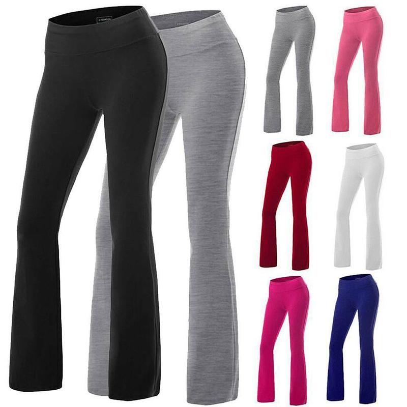 LINNV-Seluar yoga untuk wanita, seluar ketat larian Bootcut, - TikTok ...
