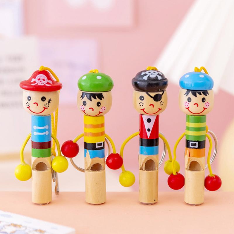 Wooden Whistle Stick Gifts Mini Cartoon Toys Funny Kids Toys - TikTok ...
