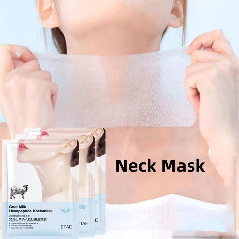 New Beauty Moisturizing Goat Milk Six Peptides Neck Mask Dee - TikTok ...