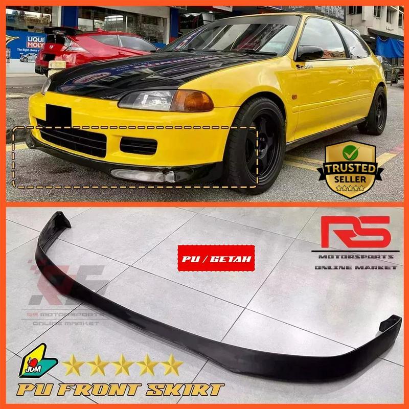 [En] JDM Honda Civic eg TYPE-R SR3 Pu front skirt/rubber/eg6 - TikTok ...