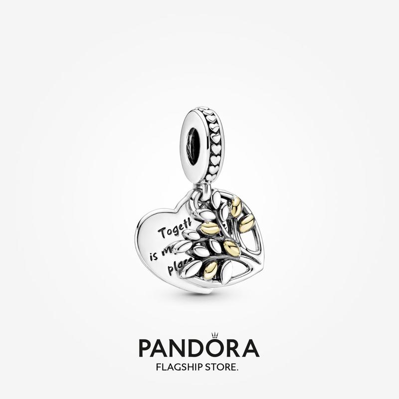 Pandora Two-Tone Family Tree Heart Dangle Charm - TikTok Shop Malaysia
