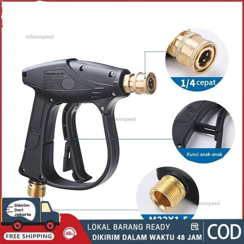 Ready Stock,Cod Alat semprotan air jet cleaner gun panjang stick ...