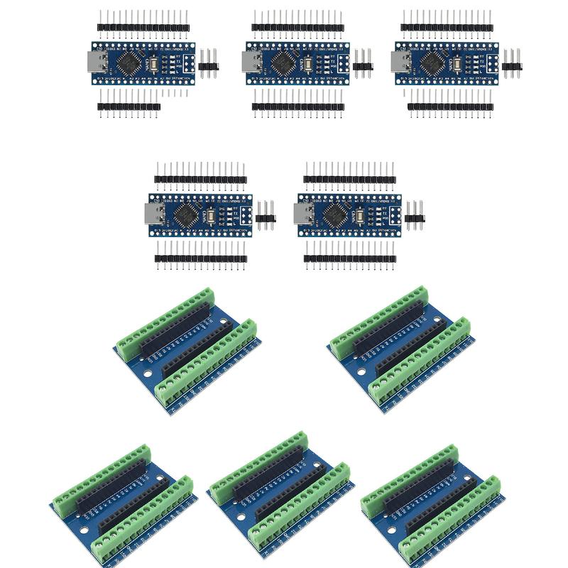 hiBCTR-10-Pack Arduino Nano V3.0 Kit: 5X ATmega328P Controller - TikTok ...