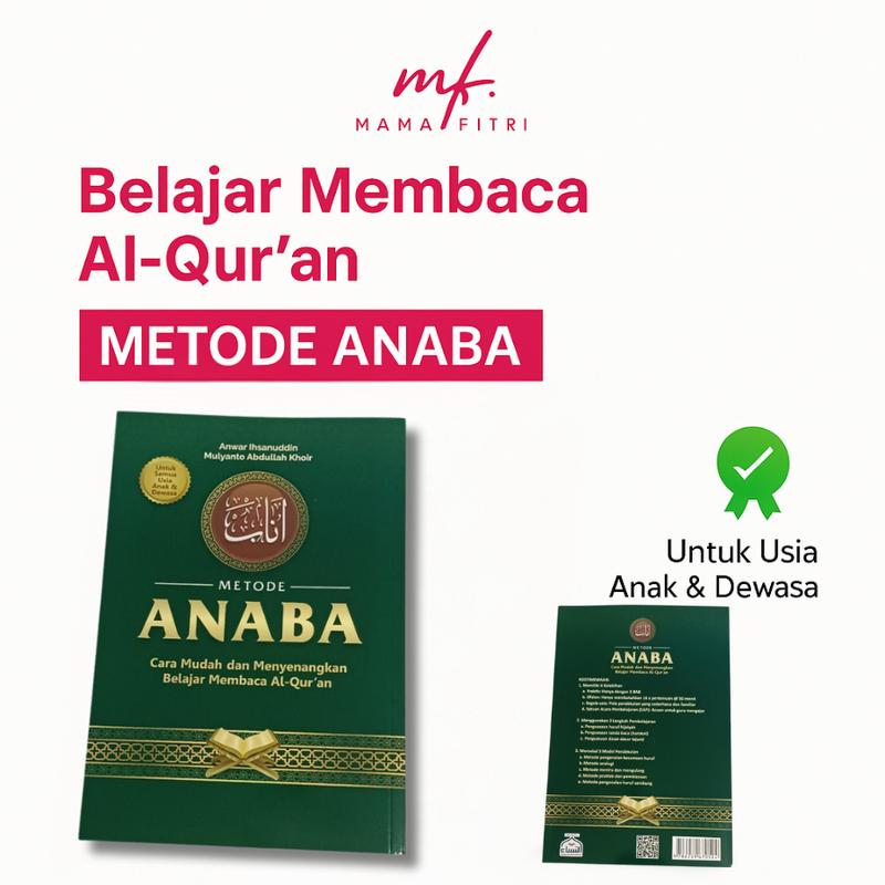 Buku Metode ANABA mudah Belajar Membaca Al Quran Metode ANABA - Shop ...