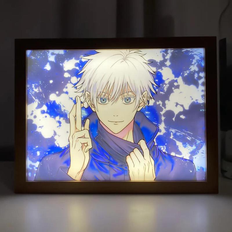 Jujutsu Kaisen Satoru Gojo Art Painting Design 3D Night Lights - TikTok ...
