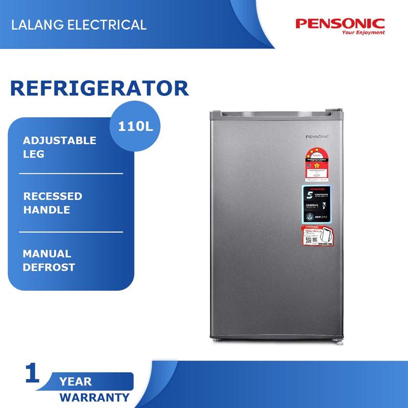 Pensonic Peti Sejuk 1 Pintu Single Door Refrigerator 110L PRS-1100 ...