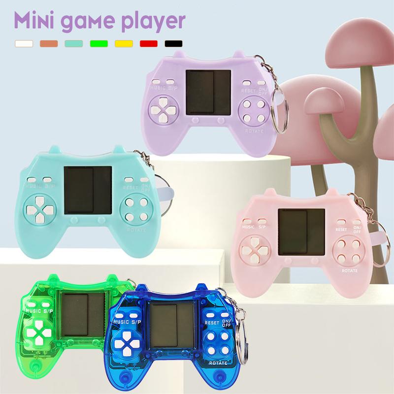 Mini Handheld Game Players Tetris Electronic Game Built-in 2 - TikTok ...