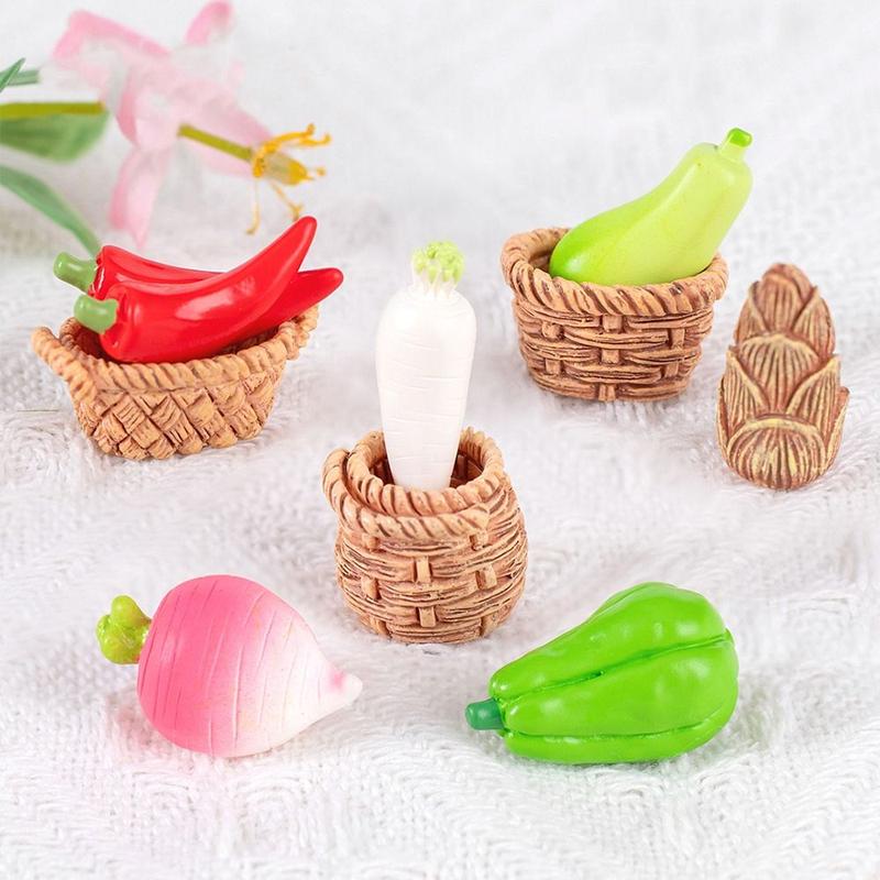 Kid Toy Cute Vegetable Figurines Miniatures Mini Handicrafts - TikTok ...