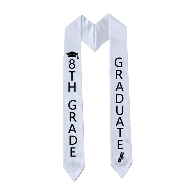 8TH Grade Graduation Stole Class of 2025 Grad Sash 8th Decorations ...