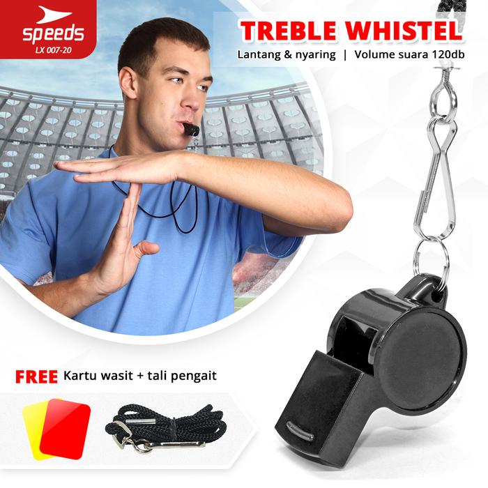 Promo SPEEDS Peluit Wasit Pluit Treble Whistle Olahraga Sport 120db ...