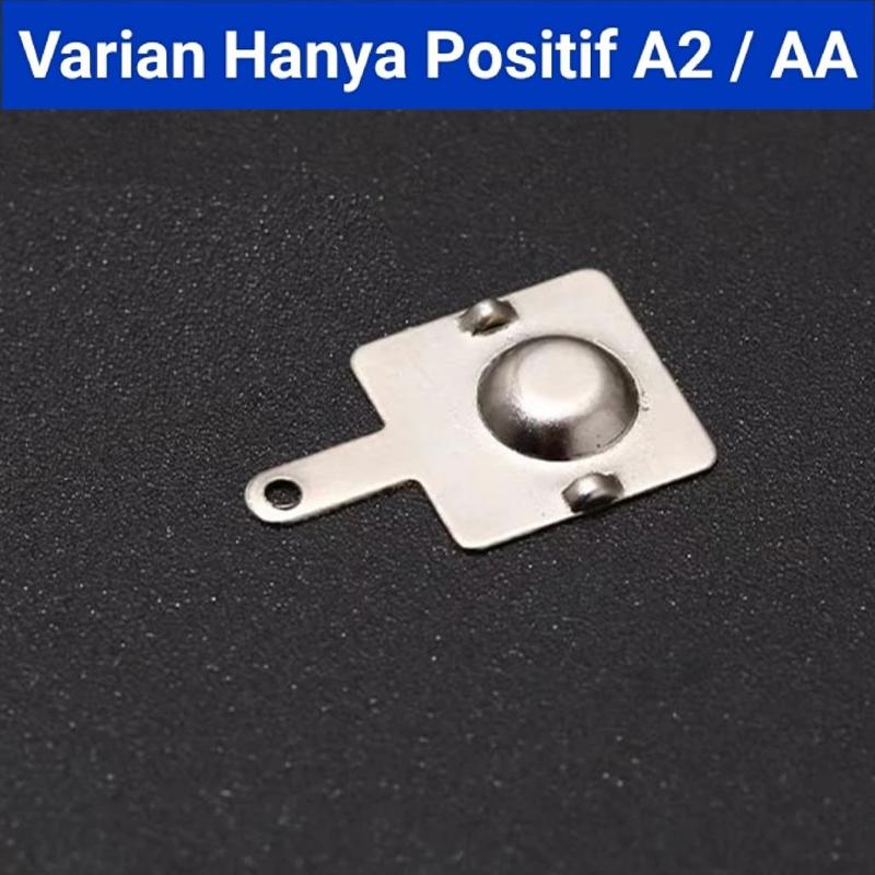 1Pcs Metal Plat Spring Baterai A2 Terminal Ring & Plat / per baterai ...