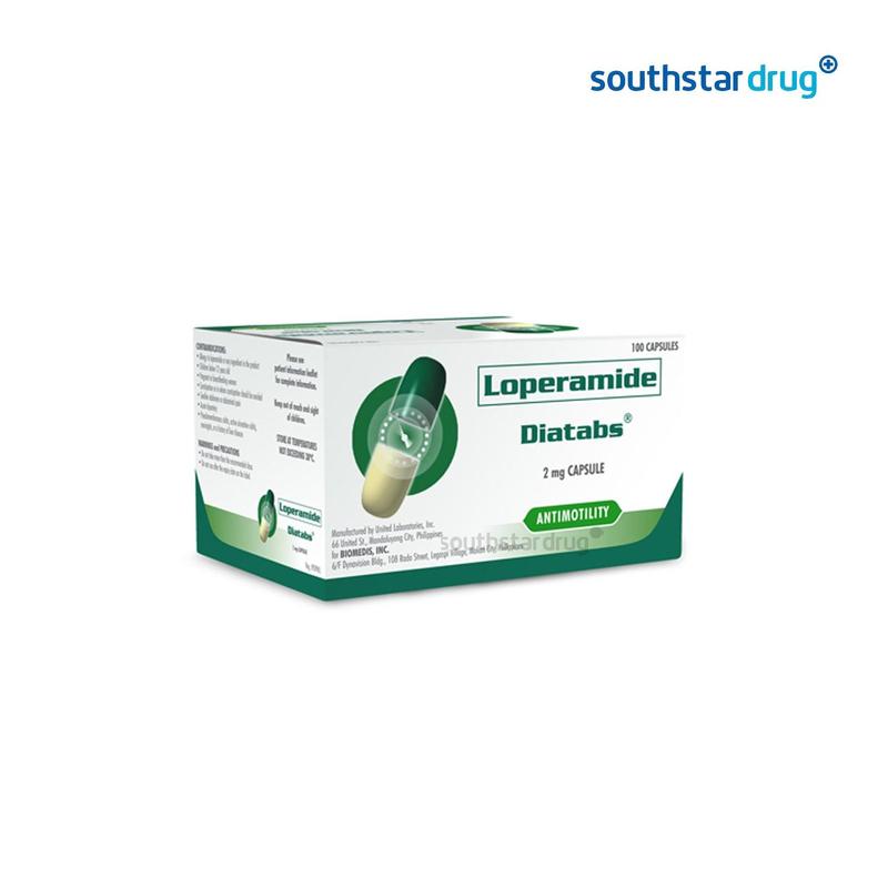 Diatabs Loperamide Capsule 2mg - 20s (Relief from Diarrhea) Pain ...