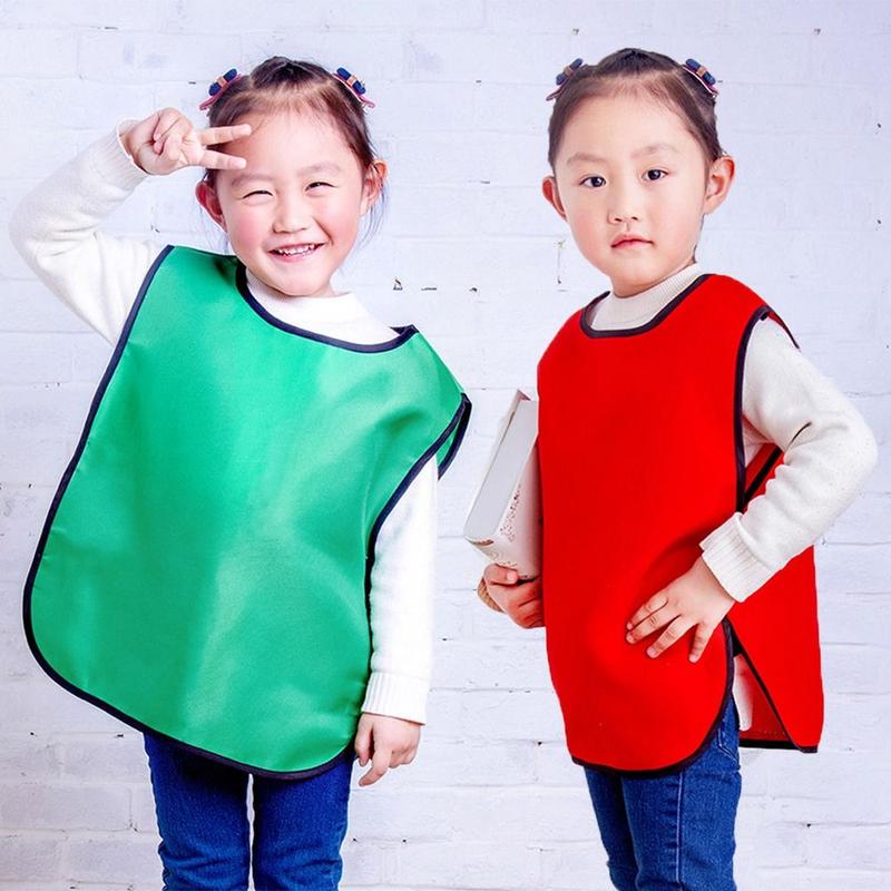 Simple Waterproof Children Stain-Resistant Apron Breathable Anti ...