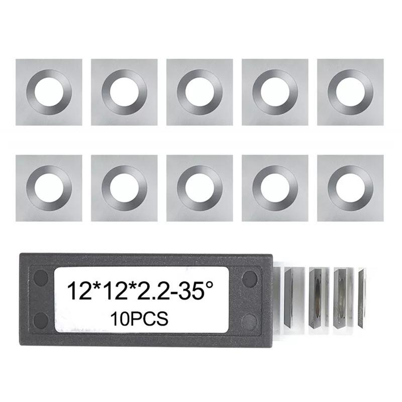 10pcs Square Carbide Inserts Blades 12x12x2.2mm Replacement for ...