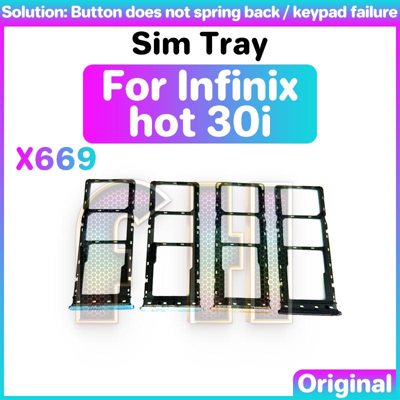 Sim Tray For Infinix hot 30i 30 i x669 Sim Card Tray slot Holder ...