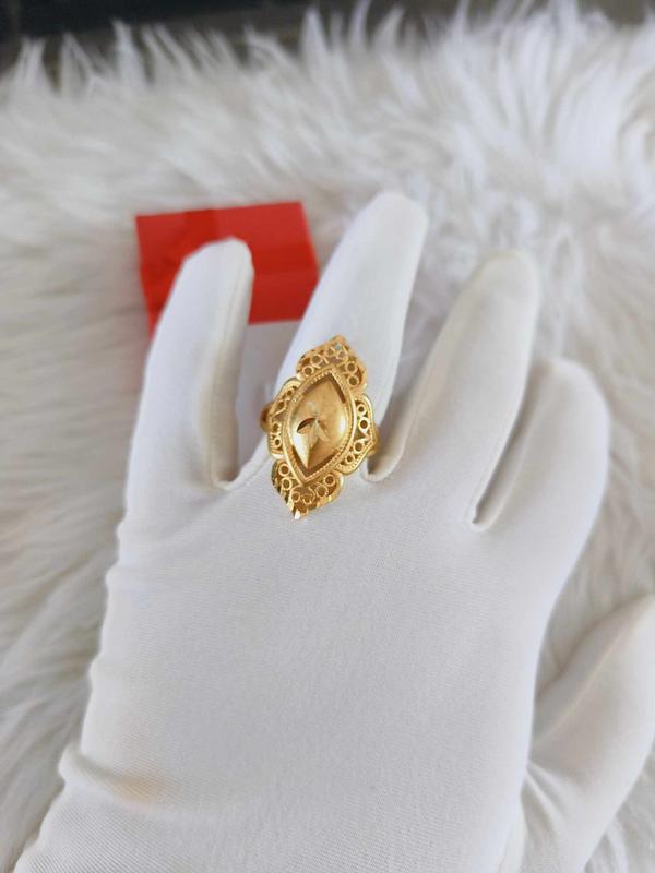 Pure 24k Saudi Ring Pure Real Lifetime Use Non Faded - TikTok Shop ...