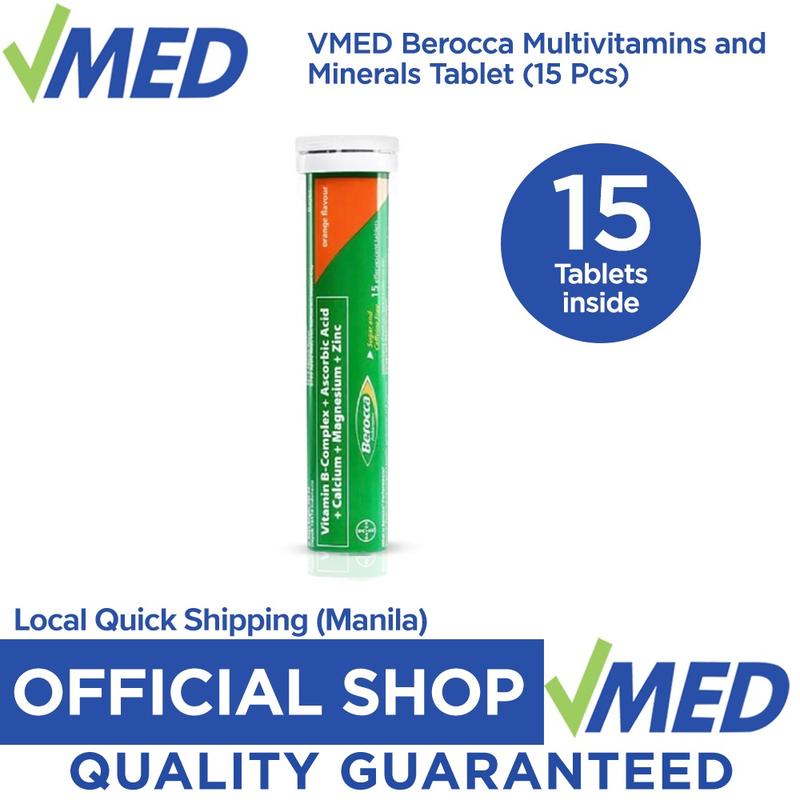 VMED Berocca Multivitamins And Minerals Tablet (15pcs) Adult - TikTok ...