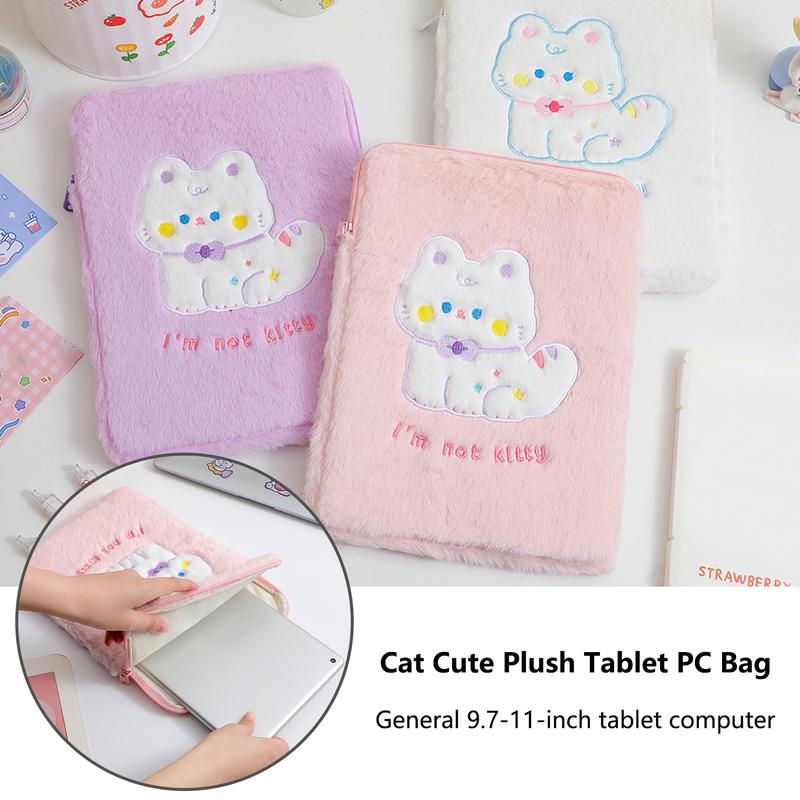 Tablet Storage Bag Shockproof Anti-drop Dust-proof Plush Cut - TikTok ...