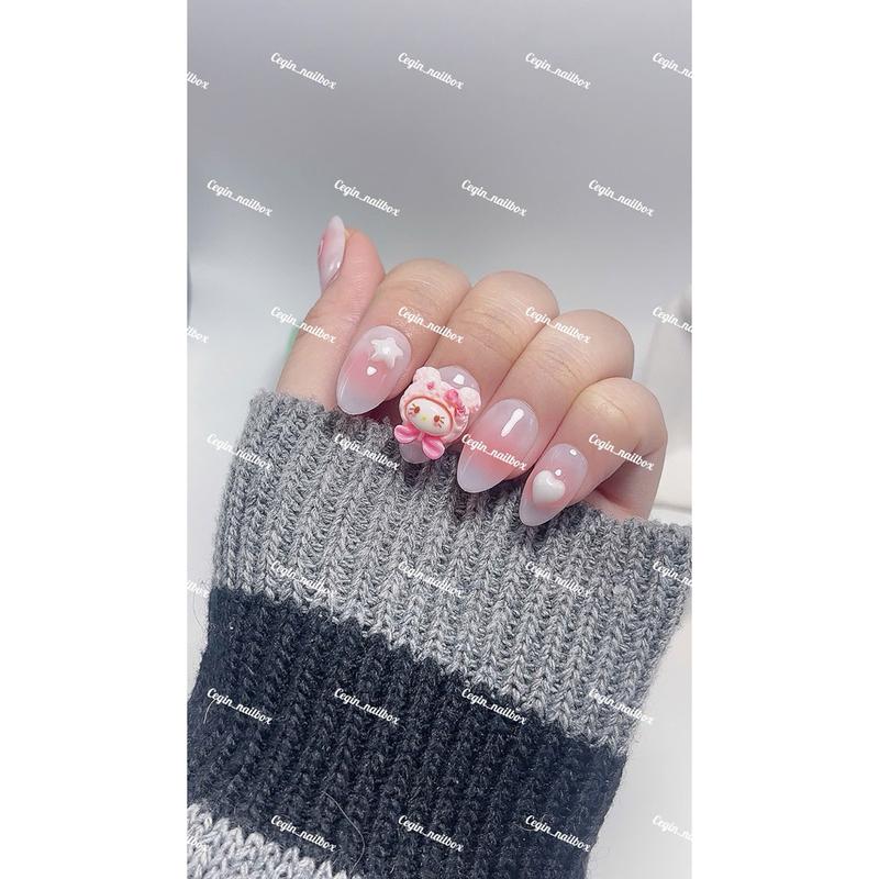 NAIL BOX THIẾT KẾ CEGIN THẠCH GẠO LOANG HỒNG ĐÍNH CHARM (C79) - TikTok ...