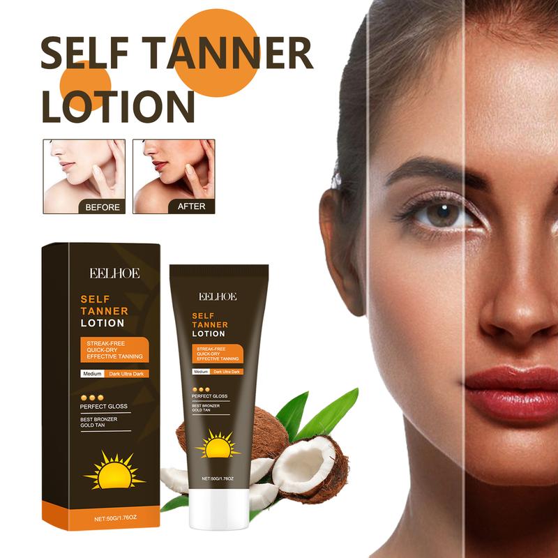 EELHOE Self Tanner Lotion, Outdoor Sun Quick Tanning Wheat Healthy ...