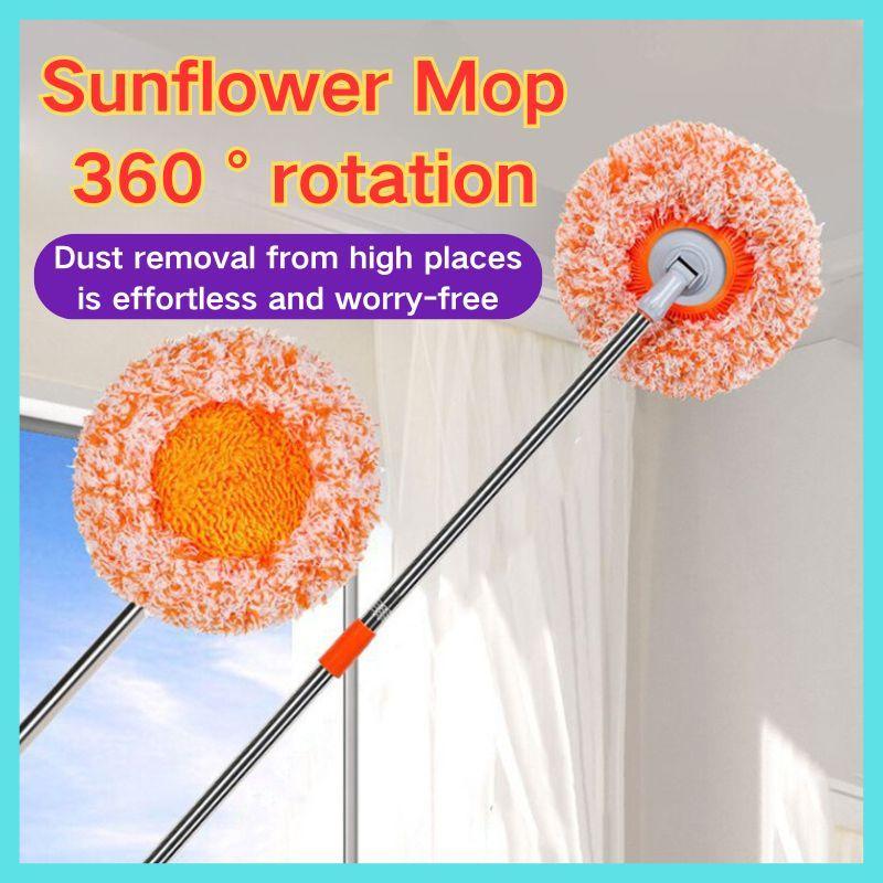 2M Sunflower Mop Multi-Functional Wall Cleaning Ceiling Dust - TikTok ...