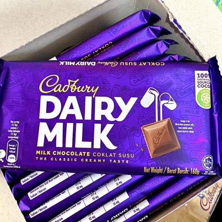 [12 PCS] CADBURY DAIRY MILK 160 GRAMS MILK CHOCO BLACK FORES - TikTok ...
