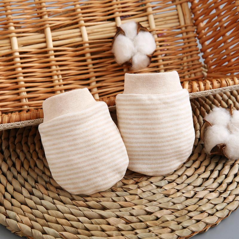 Sarung Tangan Bayi Kain Kapas Bayi Cotton Mittens Newborn Anti-Scaratch ...