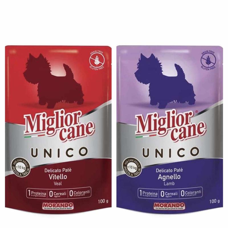 Miglior Cane Unico Dog Wet Food 100g fussy appetite natural fur ...
