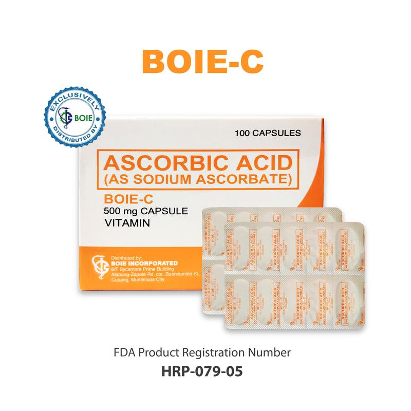 Boie-C (Ascorbic Acid As Sodium Ascorbate 500 mg Capsule) - TikTok Shop ...