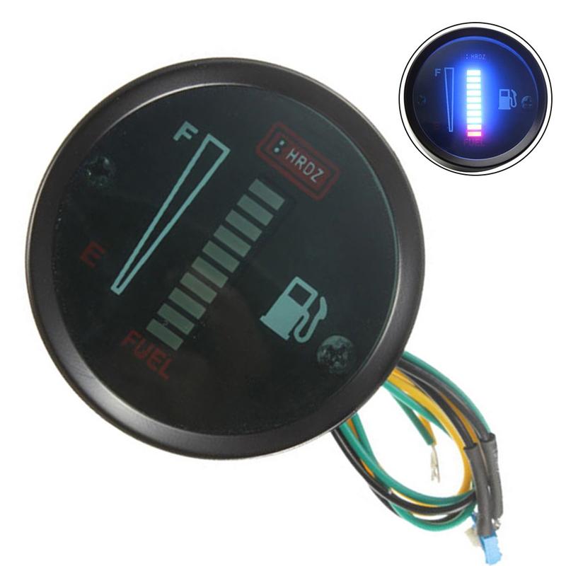 Allsome12V Universal Fuel Car Motorcycle Fuel Level Meter Gauge ...