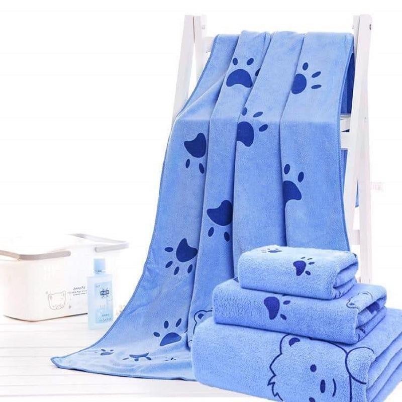 3in1 Microfiber Towel Set Bath (1pc Bath Towel + 1pc Hand Towel ...