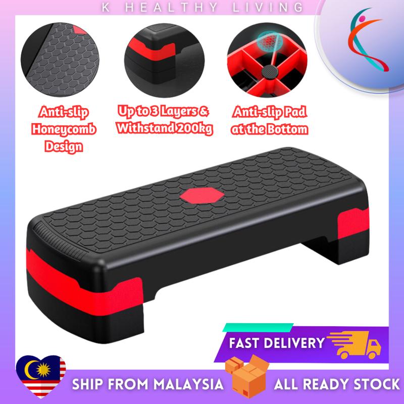3H Adjustable Non-Slip Aerobic Step Up Board Stepper Fitness - TikTok ...