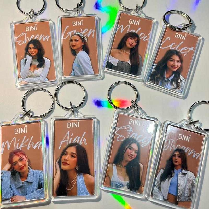 Bini Keychain Acrylic Keychain (back to back print) - TikTok Shop ...