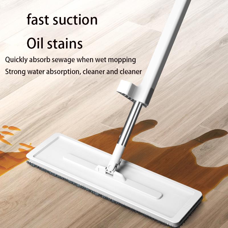 Microfiber Flat Floor Mop Set Professional Magic Floor Cleaning ...