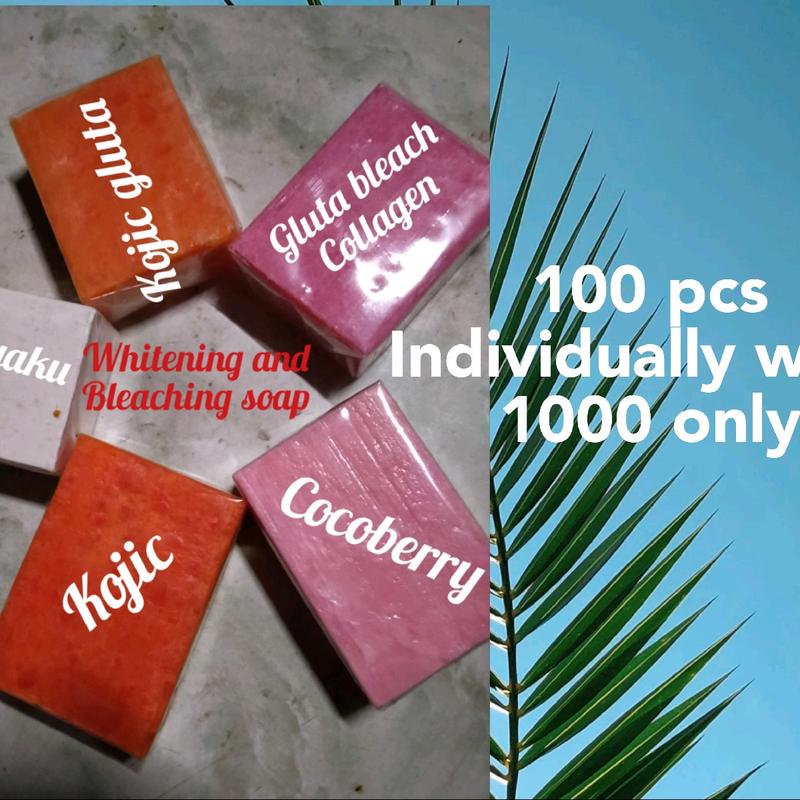 asstd. whitening and bleaching soap,, w/ individually wrap, super ...