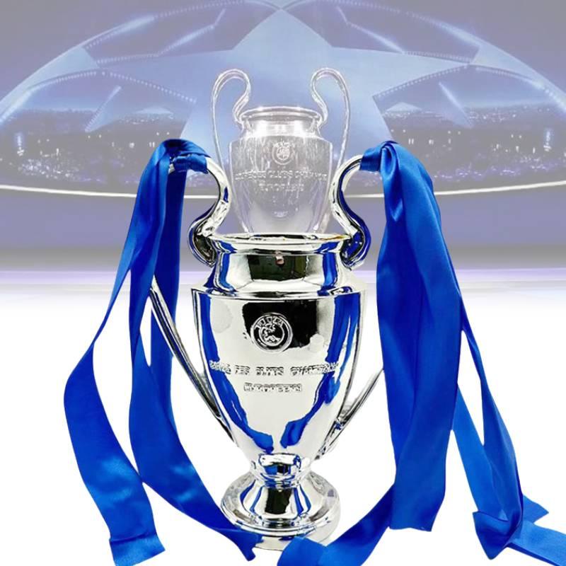 Elegant Resin Football Trophy Model European Style Soccer Award ...