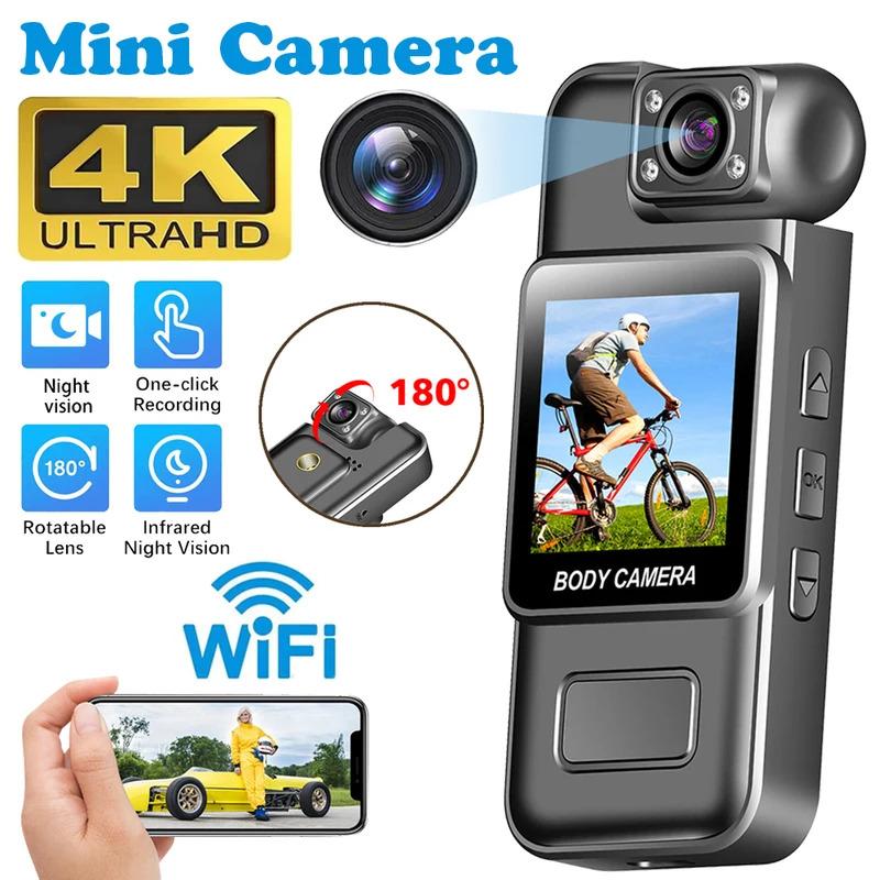 Kamera Mini WiFi, Ultra HD 4K, Perakam Video Digital Mudah Alih ...