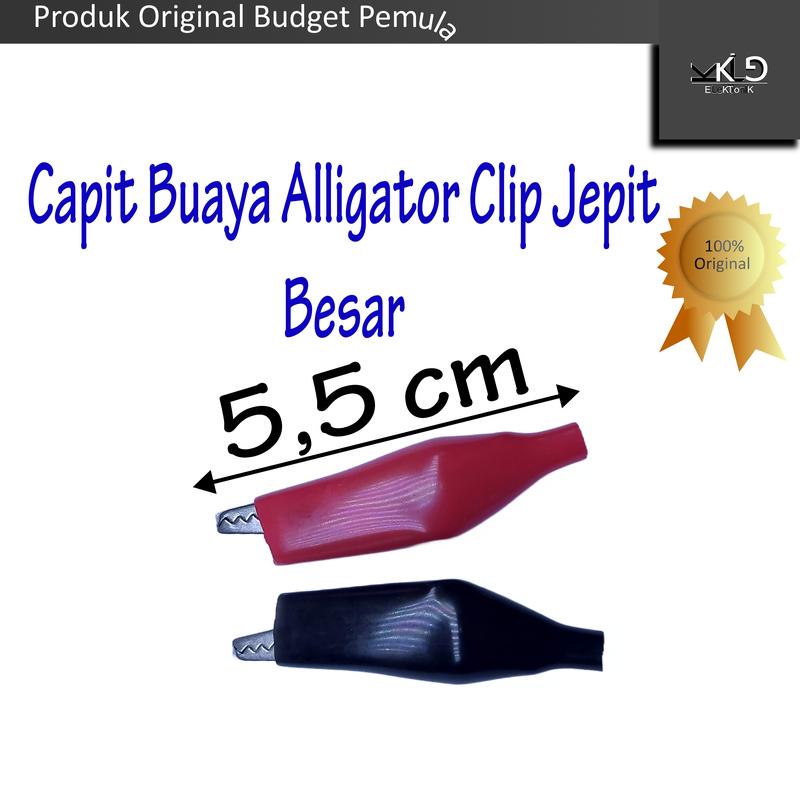 Capit Buaya Alligator Clip Jepit Besar Per Pasang - Shop | Tokopedia