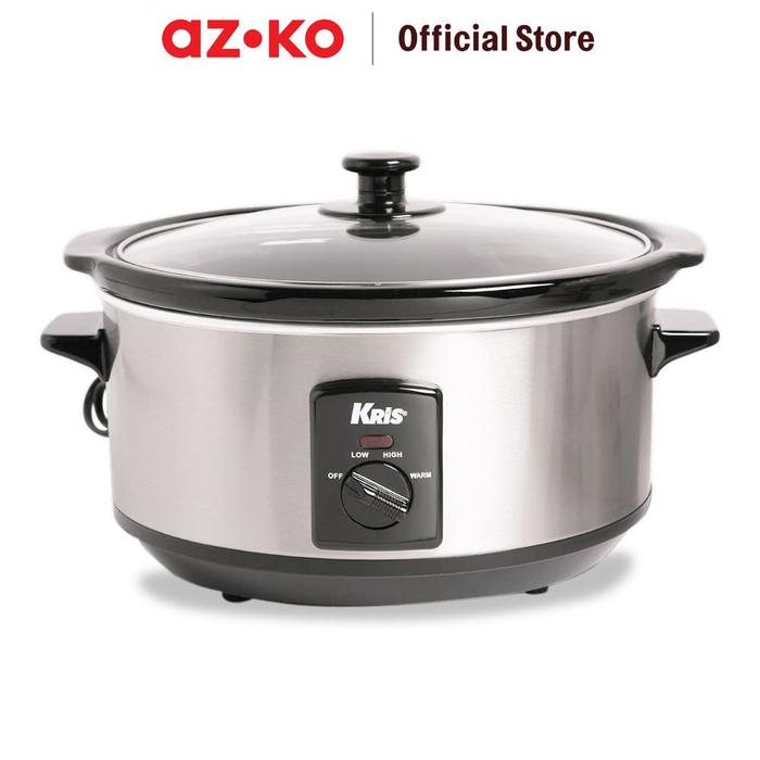Jual KRIS 3.5 LTR SLOW COOKER OVAL - SILVER - 3.5 - Jakarta Pusat ...