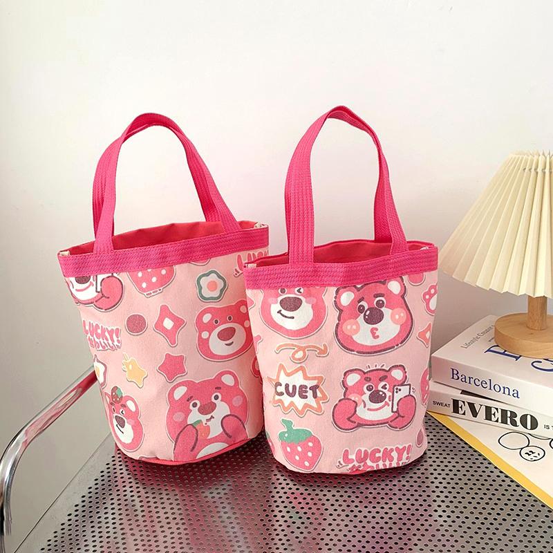Beg Penyimpanan, Beg Baldi Cetakan Strawberi Beruang Lotso, Beg ...