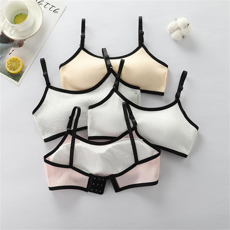 Teenager Girls Bra Simple Wireless Bralettes Skin Friendly Cotton ...