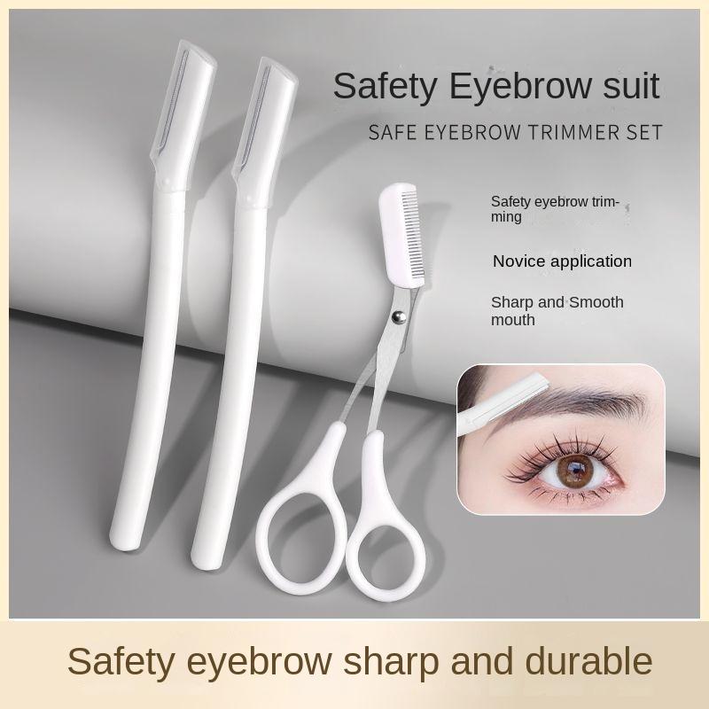 Eyebrow Shaping Tool Set Safe Micro Eyebrow Shaper Stainless - TikTok ...